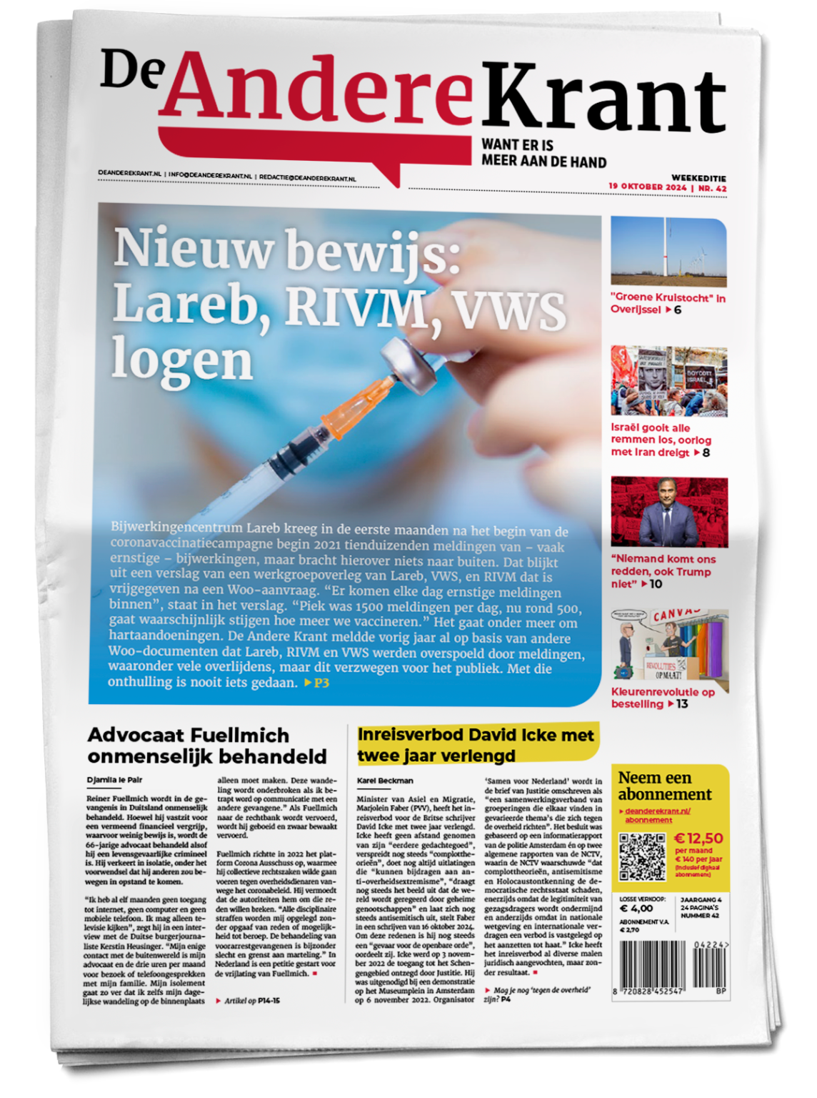 Inreisverbod David Icke met twee jaar verlengd - De Andere Krant