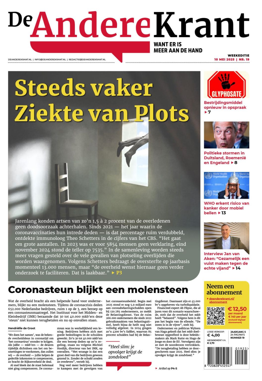 Voormalig marechaussee Abe Dijkstra verloor zijn been door politiegeweld - De Andere Tafel